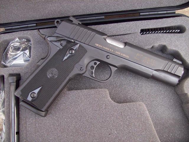 Taurus International Mfg. Co. Taurus 1911 38 Super 5` Blue W/Novak ...