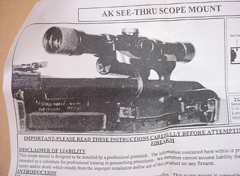 Ak-47 Mak 90 Side Scope Mount Steel Pu Sniper Ak For Sale at GunAuction ...