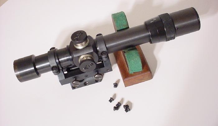 Russian Sniper Pem Pe Scope And Mount 3 Post Mosin For Sale at ...