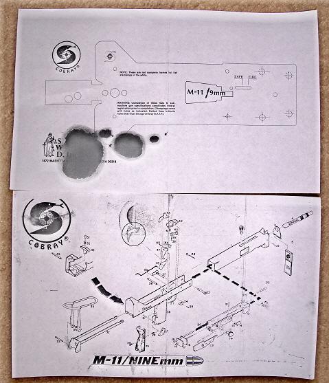 Copies Origin Cobray Mac-10 &11 Factory Blueprints For Sale at ...