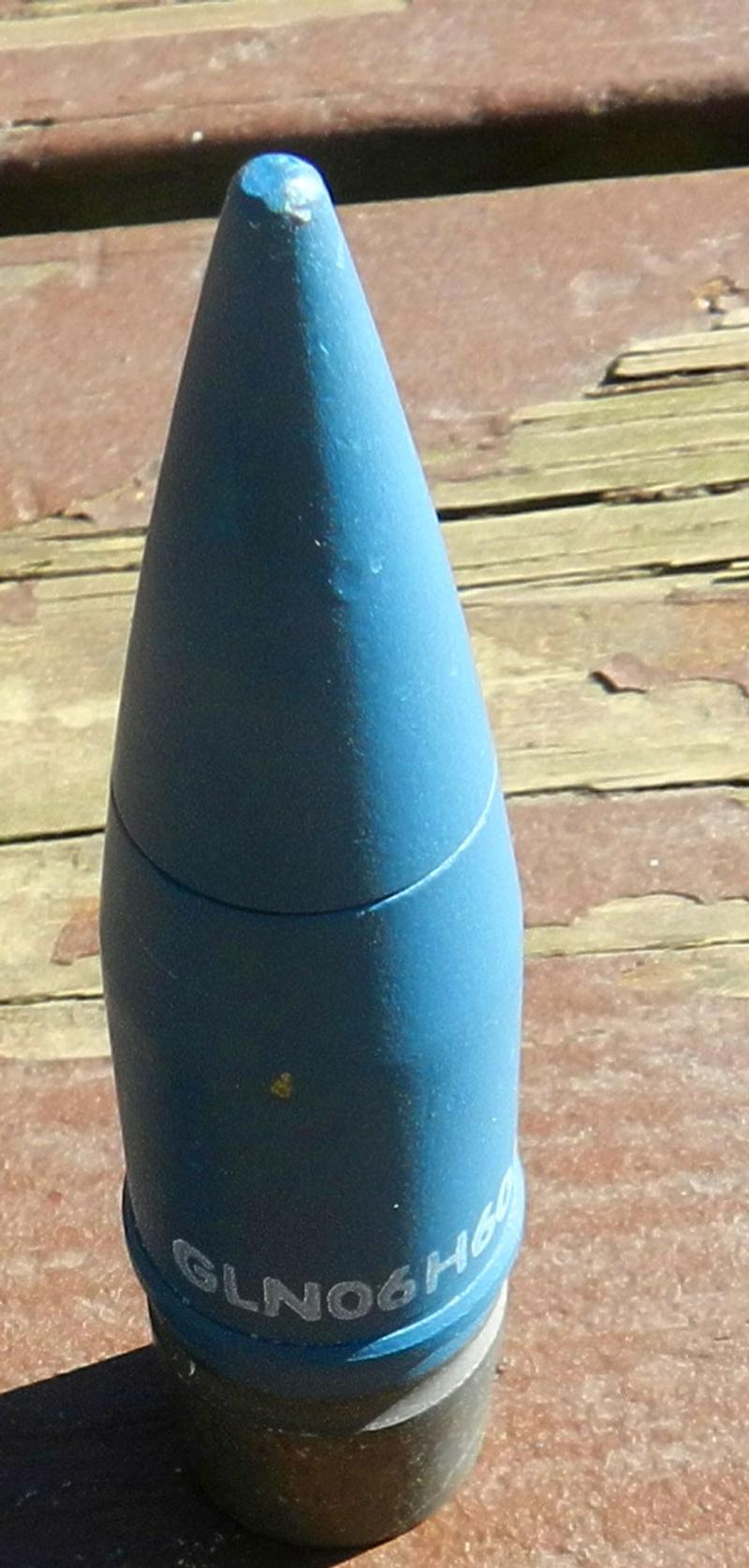 100 20mm Us Military Blue Practice Projectiles For Sale at GunAuction ...