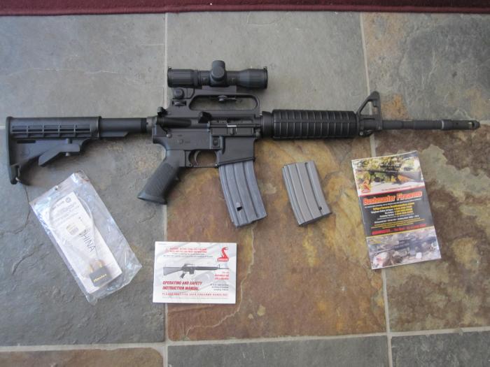 Bushmaster Firearms Inc. Bushmaster Xm-15 223 W Ts Ar15 Scope 30 Rd ...