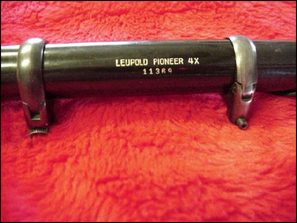 Leupold 4x Pioneer Scope With Caps And Rings For Sale at GunAuction.com ...