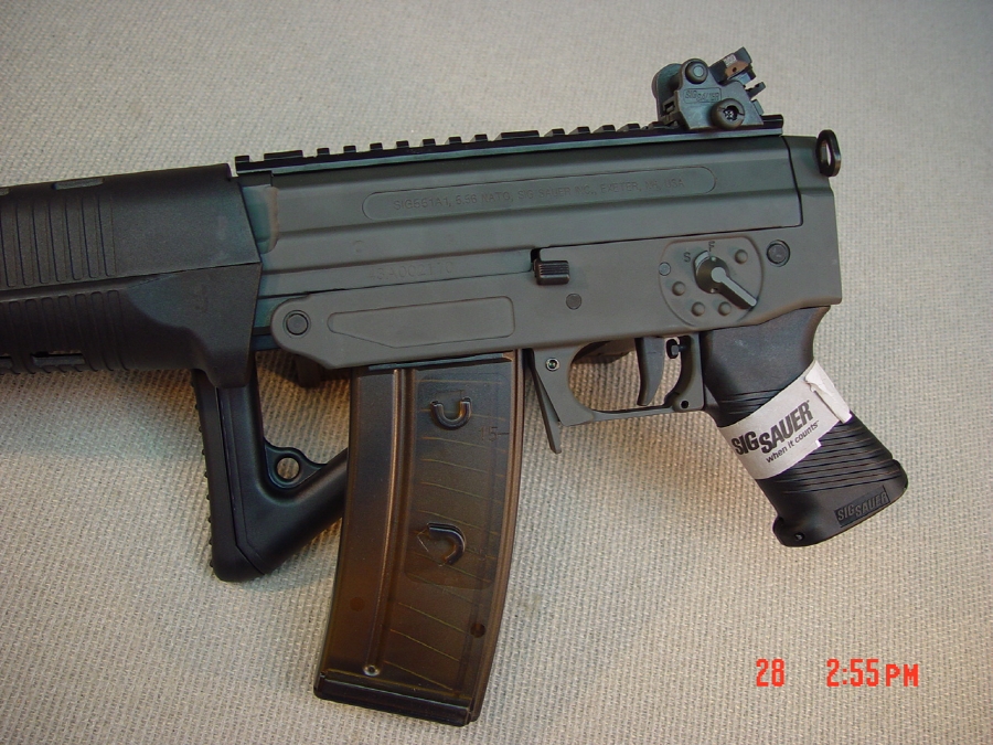Sig Sauer Sig Model 551-A1 With 2 Mags & Electro-Dot Sight For Sale at ...