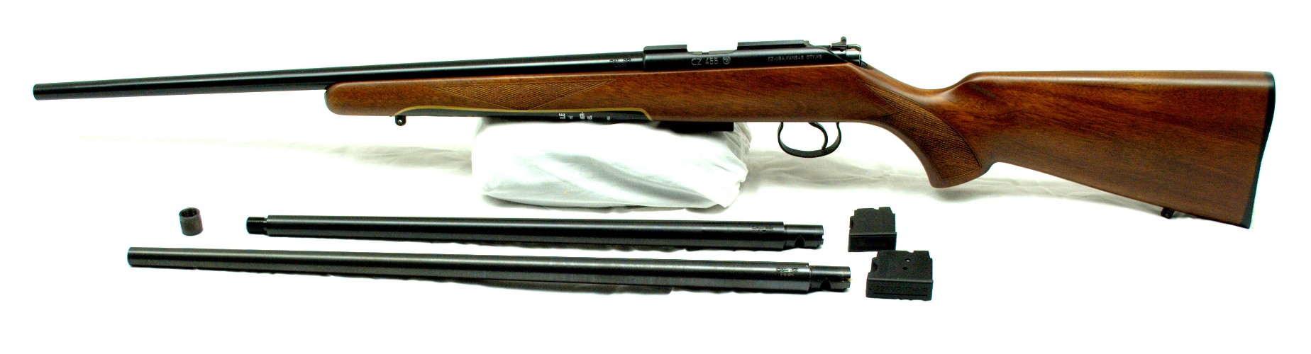 Cz -Usa 455 3 Barrel Combo 17 Hmr 22 Wmr 22 Lr For Sale at GunAuction ...