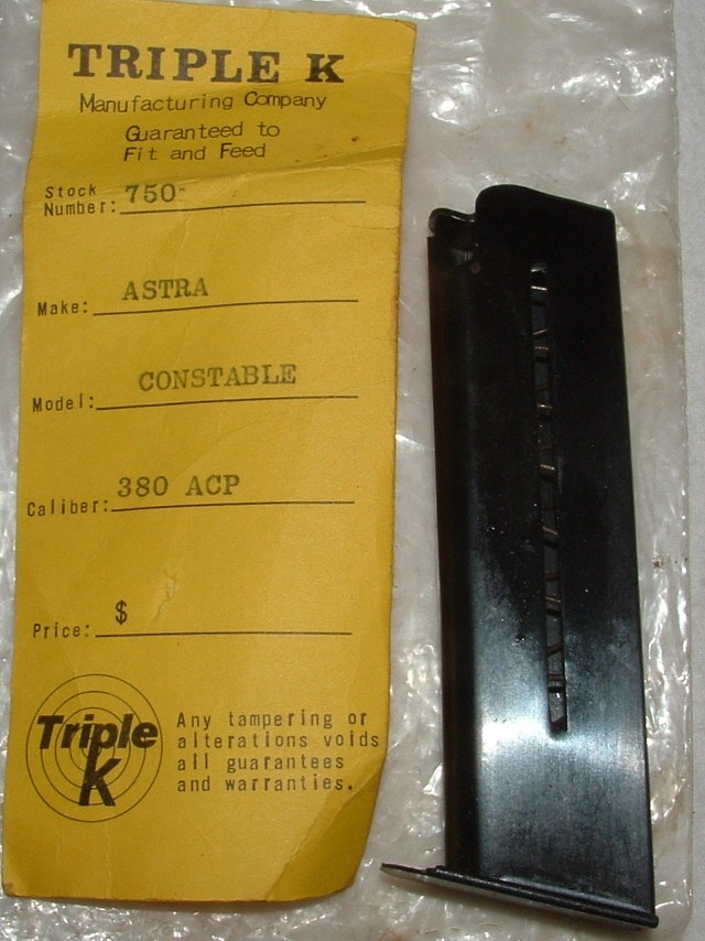 Astra Constable 5000 .380 Acp Magazine For Sale at GunAuction.com ...