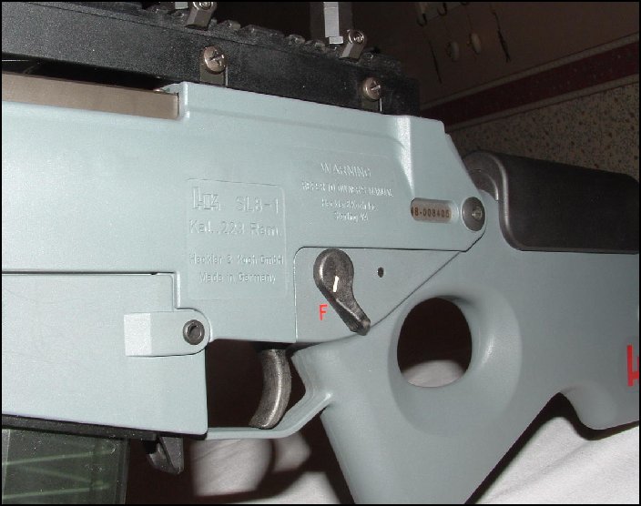 H&K H & K Sl8-1 223 Rifle With Bipod & Scope Mounts For Sale at ...