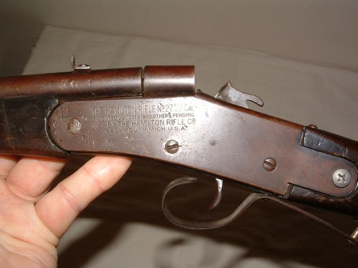 Hamilton Rifle Company - Vintage 1900 HAMILTON RIFLE MODEL #27 22 CAL ...
