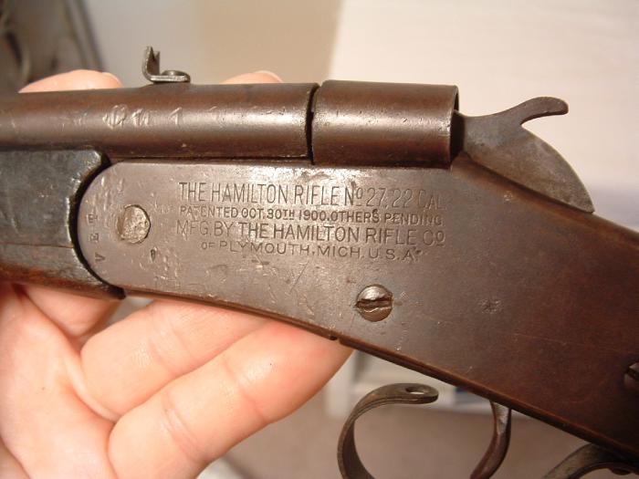 Hamilton Rifle Company Vintage 1900 Hamilton Rifle Model #27 22 Cal ...