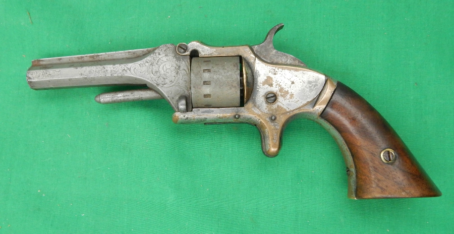 Manhattan Firearms Co Second Model Pocket Revolver 7 Shot Engraved For ...