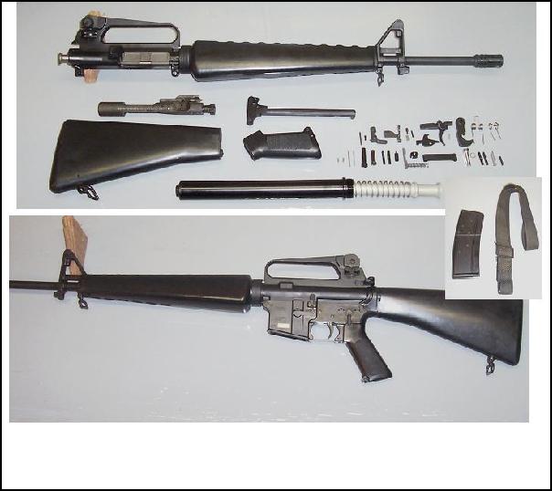 Colt Ar15/M16 A2 Gi 20 Assembly Complete Rifle Less Lower Receiver For ...