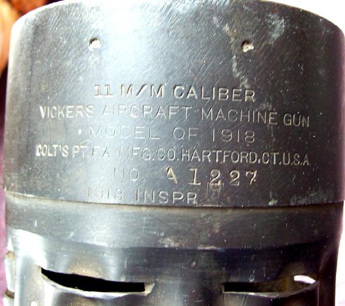 11mm Colt Vickers Aircraft Gun Ww1 Display For Sale at GunAuction.com ...