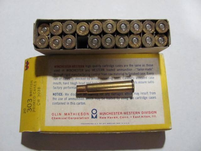 Winchester Western .303 British Primed Cases Nice For Sale at ...