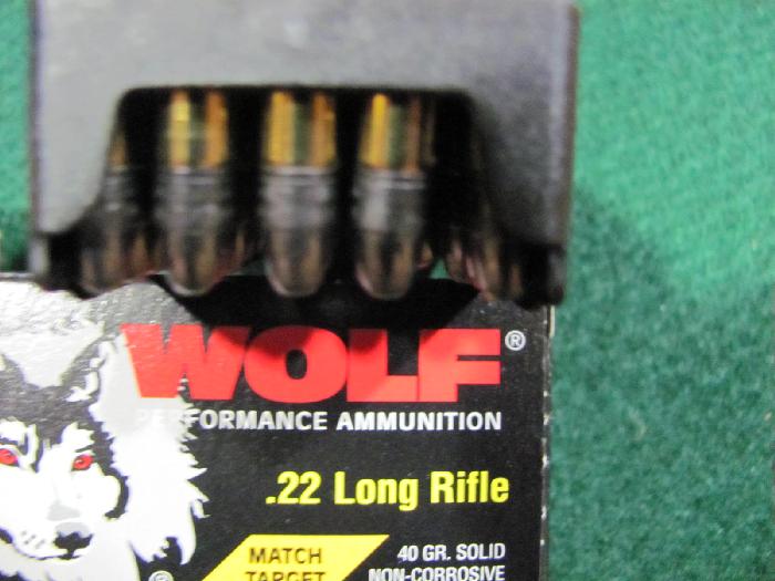 Wolf .22 Lr Match Target Ammo Full Mint Box For Sale at GunAuction.com ...