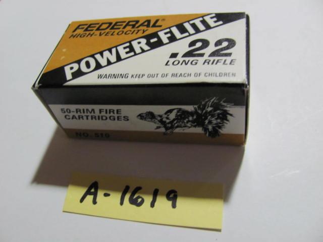 Federal Power-Flite 22lr. Full Xclt. No Upc For Sale at GunAuction.com ...