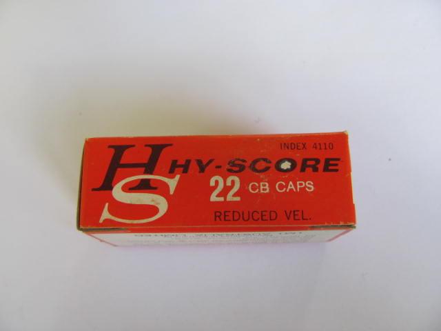 Hy-Score Subsonic .22 Cb Caps Full Excellent For Sale at GunAuction.com ...