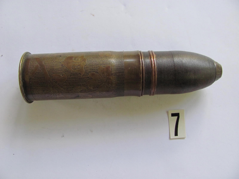 Wwi Navy 1918 Shell Art 37mm (37-85) Pdps 206 For Sale at GunAuction ...