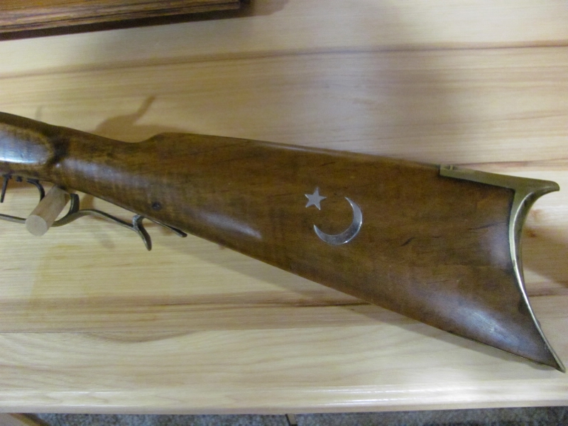 Manton Or Mason Kentucky Rifle .36 Caliber Unusual Inlay For Sale at ...