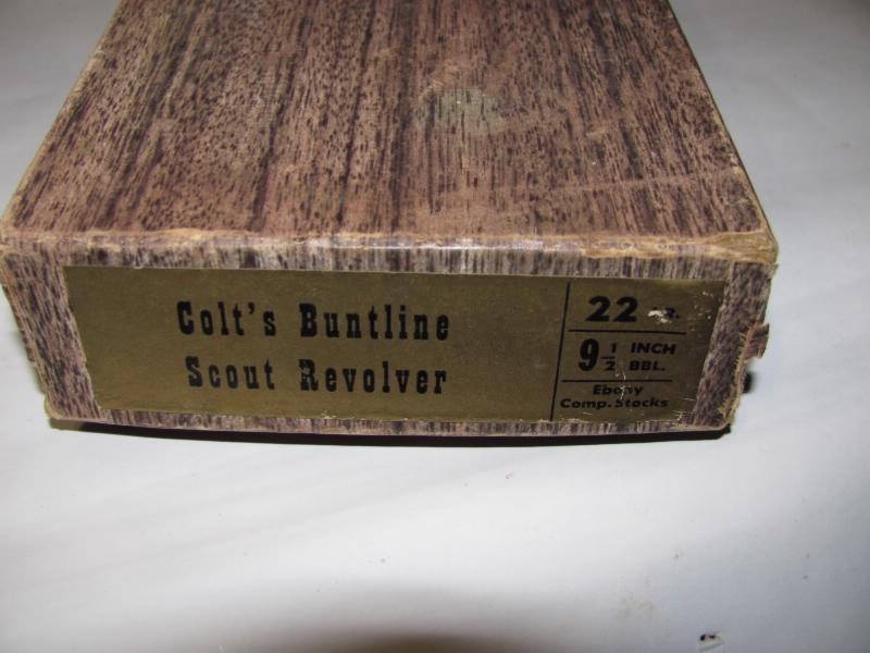 Colt Buntline Scout Box 9.5 In Circa 1959 F Suffix For Sale at ...