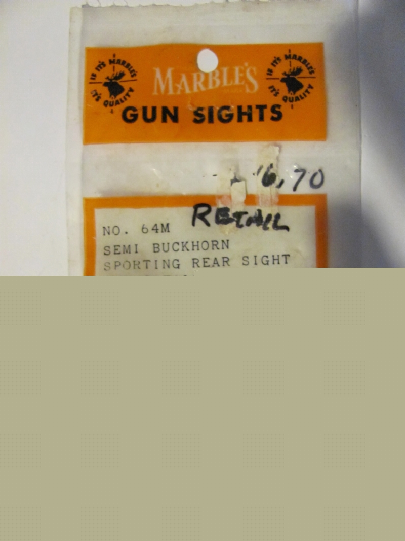 Marble'S No. 64m Semi Buckhorn Sporting Rear Sight For Sale at ...