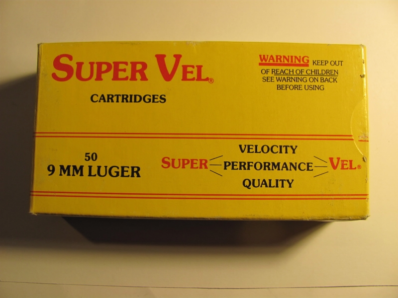 Super Vel 9mm Luger Original 50 Round Box 112gr Hp For Sale at ...