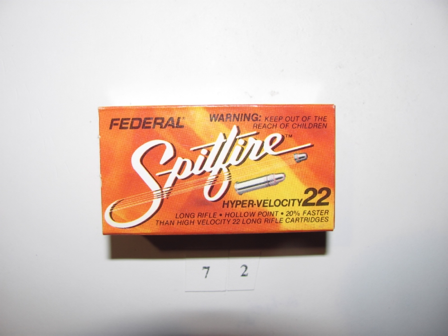 Federal Spitfire 22 Hyper-Velocity Hp Excellent+ For Sale at GunAuction ...