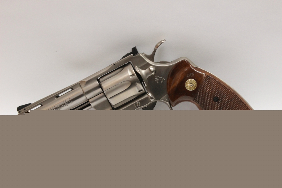 Colt Python 4 Inch Nickel Plated With Factory Letter .357 Magnum For ...