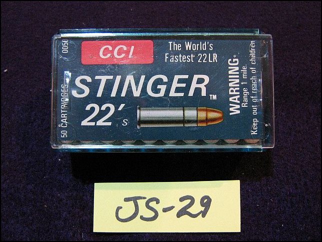 Cci Stinger 22lr Early Box Double Warnings Exct For Sale at GunAuction ...