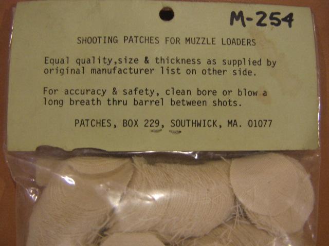 Black Powder Patches .45-50 Cal. Tc Size For Sale at GunAuction.com ...