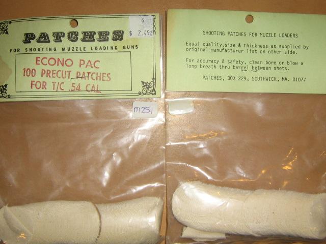 Black Powder Patches .54 Cal. Tc Size, 300count For Sale at GunAuction ...