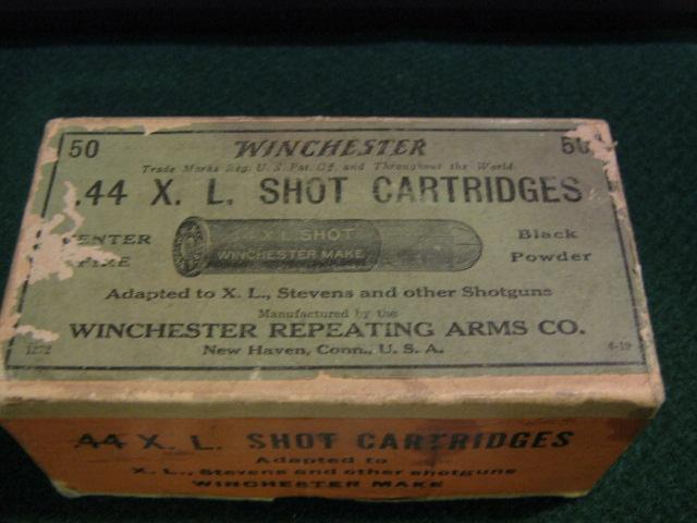 Winchester 44xl Shot Cartridges 20 Orig Rnds For Sale at GunAuction.com ...