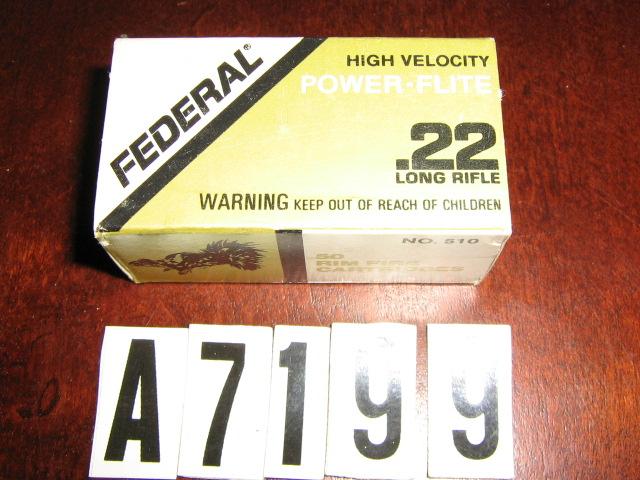 Federal Power Flite .22 Lr Hv Excellent No Upc For Sale at GunAuction ...