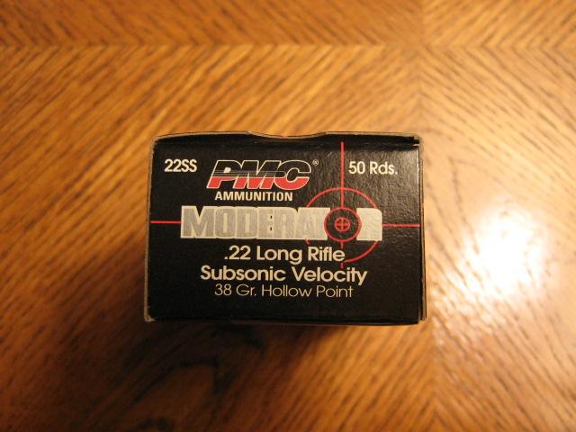 Pmc Moderator .22 Lr Subsonic Hollow Points Mint For Sale at GunAuction ...