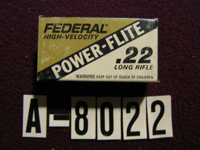Federal Power Flite .22 Lr High Velocity Full Fine For Sale at ...