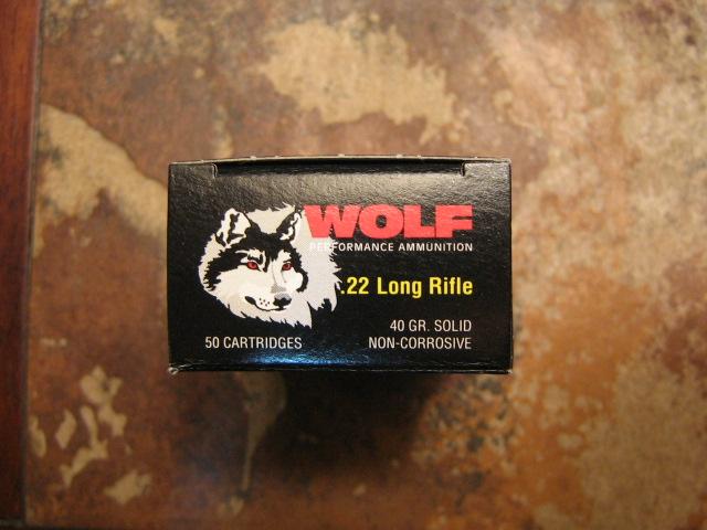 Wolf .22 Lr Match Target Ammo Full Mint Box For Sale at GunAuction.com ...
