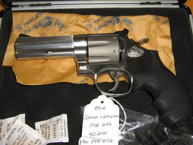 Smith & Wesson M-646 Revolver, 40 S&W, 3 7/8 For Sale at GunAuction.com ...