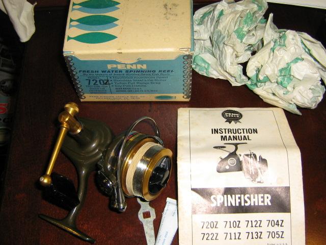 Penn 720z Spinfisher Reel, Vintage In Orig. Box For Sale at GunAuction ...