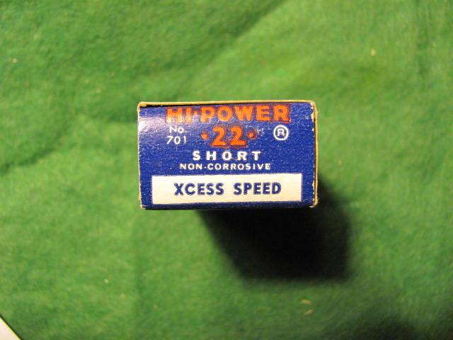 Federal Hi-Power .22 Short Xcess Speed Blue Xlnt For Sale at GunAuction ...