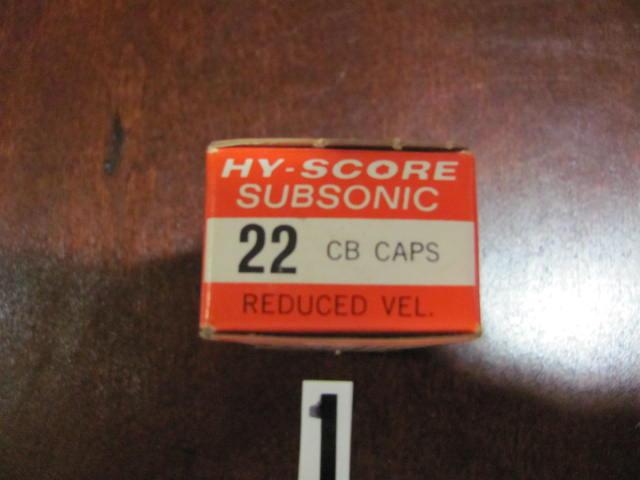 H S Hy-Score 22 Cb Caps Subsonic, Minty For Sale at GunAuction.com ...