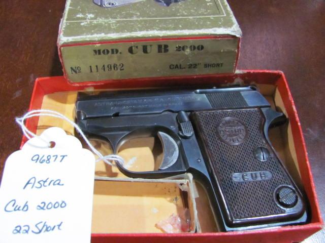 Astra-Unceta Sa Astra Cub 2000 W/Orig. Box .22 Short For Sale at GunAuction.com - 9615377