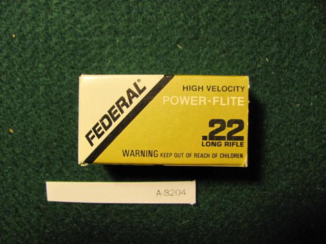 Federal Power-Flite .22 Lr Rabbit/Squirrel Fine For Sale at GunAuction ...