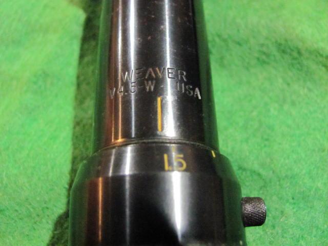 Weaver V4.5-W Classic Scope 1.5-4.5x Heavy Scope For Sale at GunAuction ...