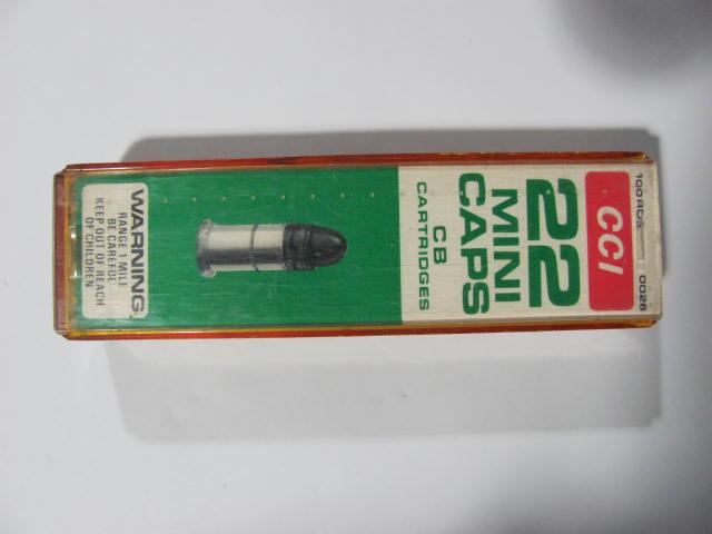 Cci .22 Mini Caps Cb Green Label Old 100 Pack For Sale at GunAuction ...
