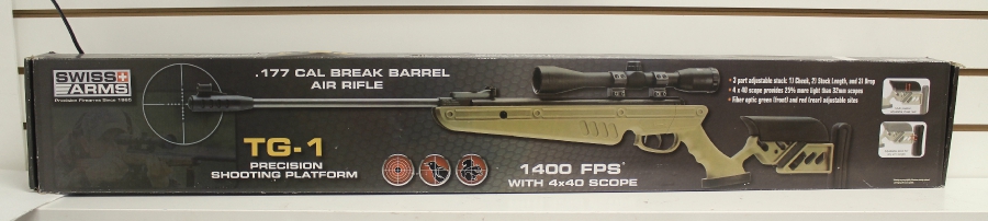 New Swiss Arms Tg-1 Pellet Air Rifle .177" For Sale at GunAuction.com ...