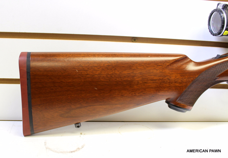 Ruger M77 Wood Stock Bolt Action Rifle W/Bushnell Sscope For Sale at ...