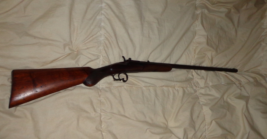Belgian Flobert 22 Cal Single Shot Rifle Octagon For Sale at GunAuction ...