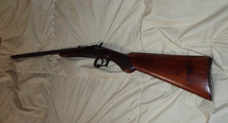 Belgian Flobert 22 Cal Single Shot Rifle Octagon For Sale at GunAuction ...