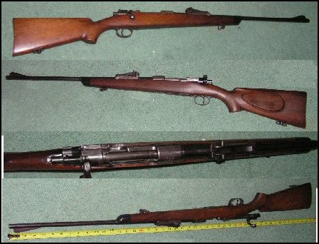 Waffen And Munitionsfabren Old German Rifle Berlin 1907 Gew. 98 For ...