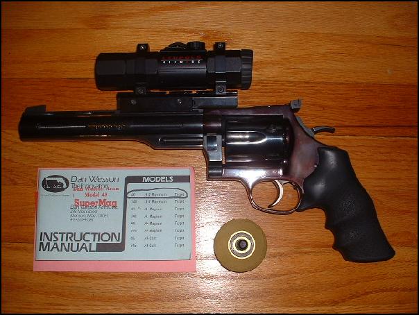 Dan Wesson Firearms DAN WESSON MODEL 40-357 SUPER MAG W/SCOPE