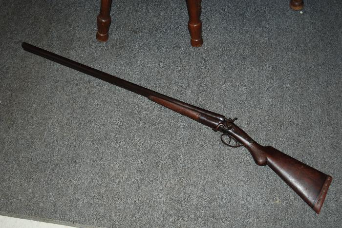 W&H Manton Double Barrel Cast Steel, Rabit Ears For Sale at GunAuction ...